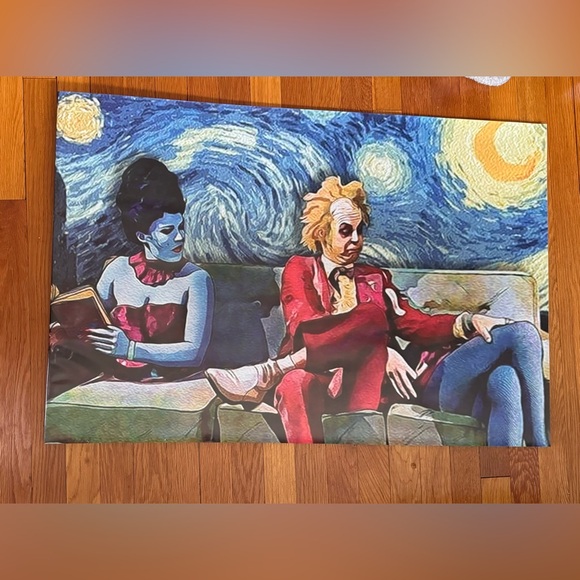 Art | Beetlejuice Lydia Starry Night Poster | Poshmark